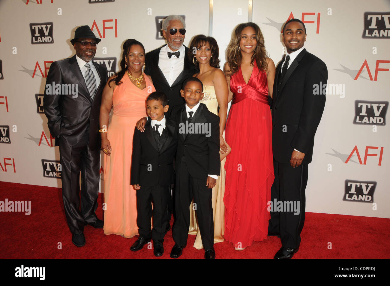 June 9, 2011 - Los Angeles, California, U.S. - Morgan Freeman,Family ...