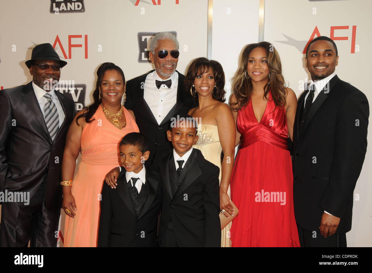 June 9, 2011 - Los Angeles, California, U.S. - Morgan Freeman,Family ...
