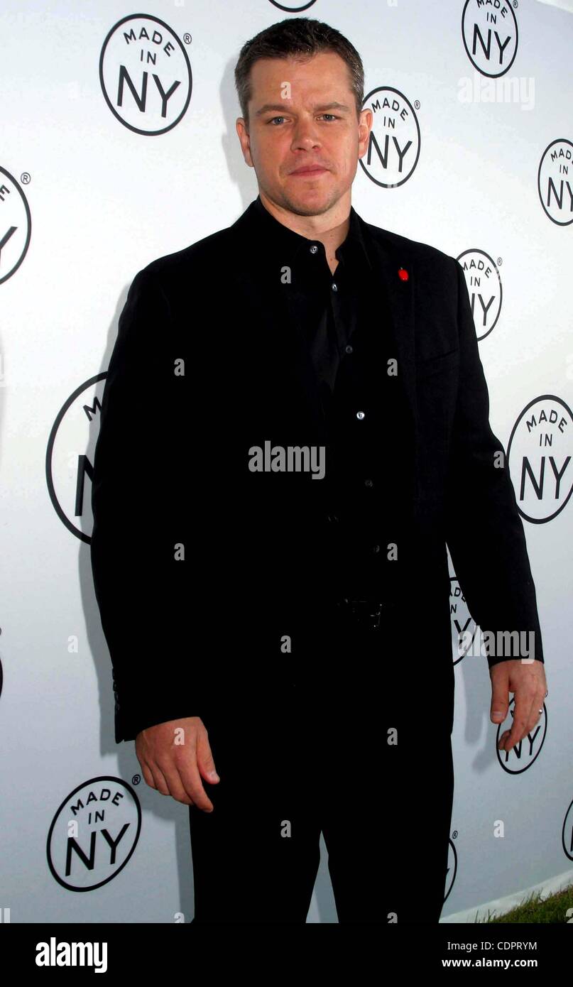 June 6, 2011 - New York, New York, U.S. - MATT DAMON.6th Annual MADE IN ...
