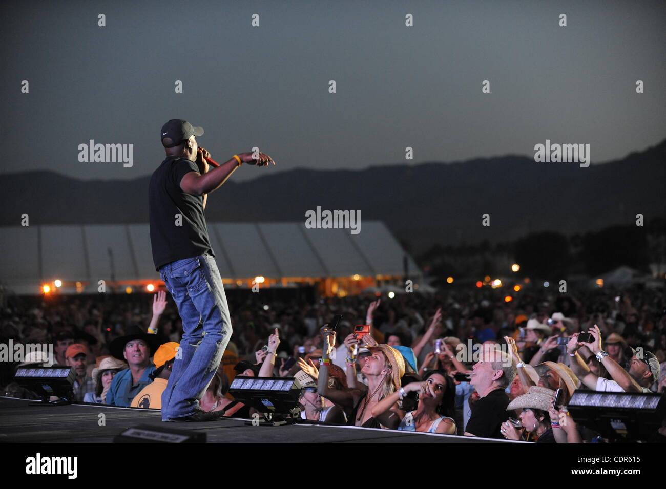 Darius rucker performs at stagecoach hi-res stock photography and ...