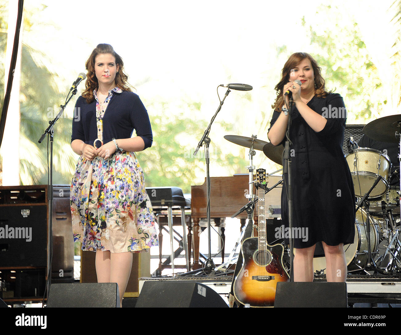 Apr. 30, 2011 - Indio, California; USA - Singng Duo LAURA ROGERS and ...
