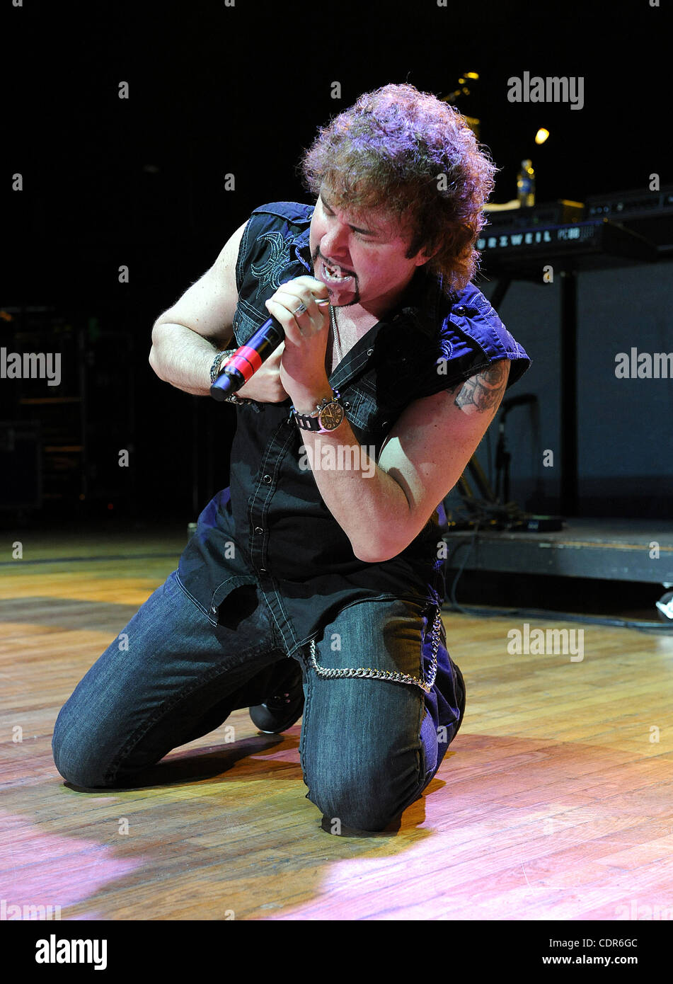 May 14, 2011 - Columbia, Maryland; USA - Singer CJ SNARE of the band ...