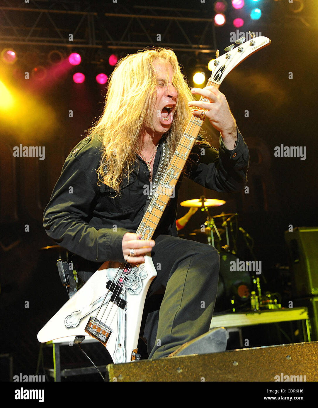 May 14, 2011 - Columbia, Maryland; USA - Bass Guitarist DANA STRUM of ...