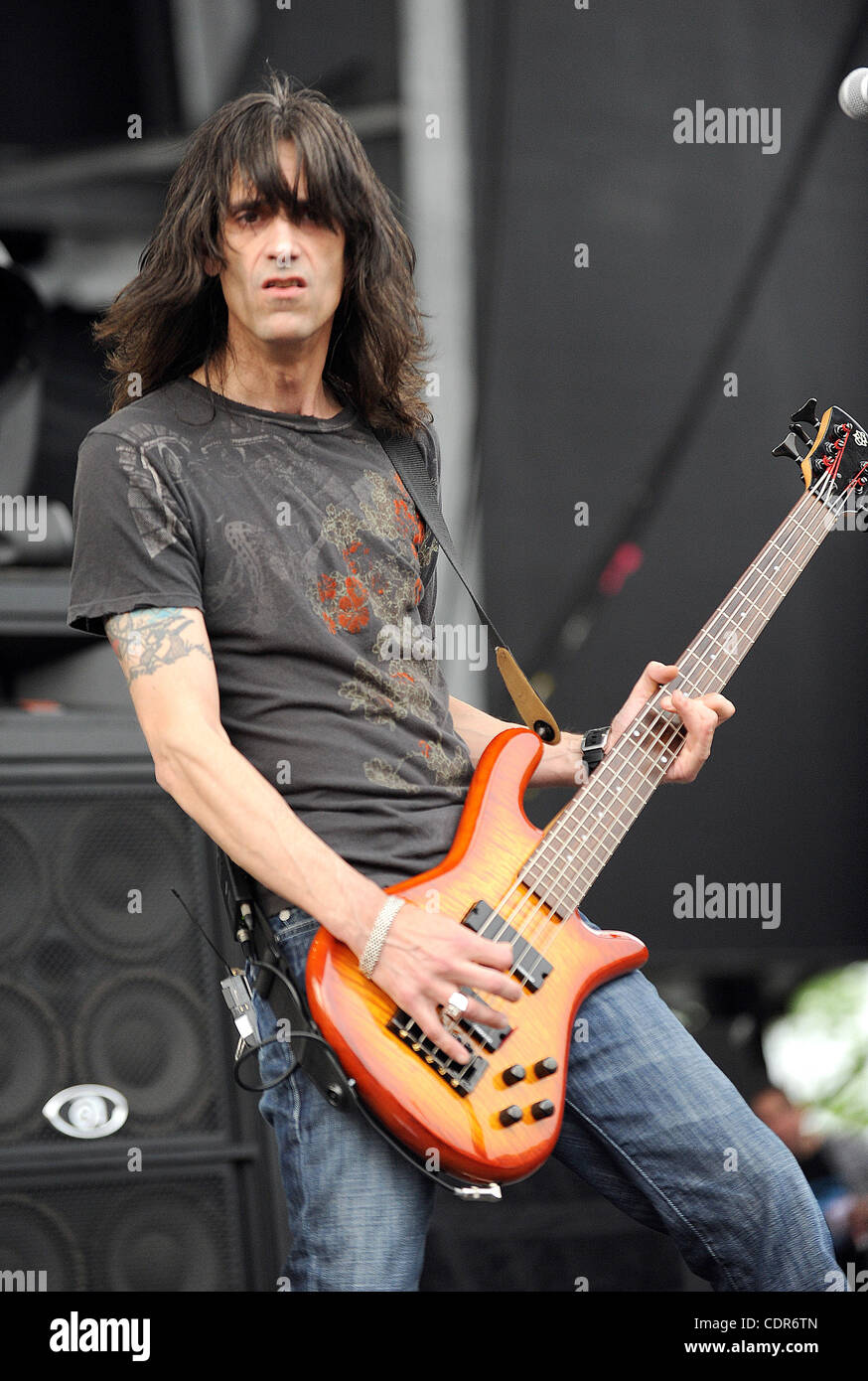 May. 21, 2011 - Columbus, Ohio; USA - Bass Guitarist JOHNNY APRIL of ...