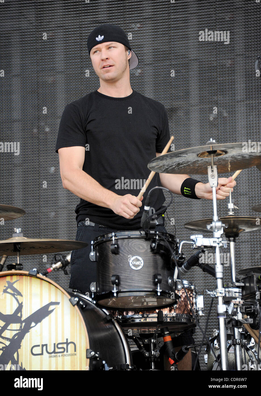 May. 22, 2011 - Columbus, Ohio; USA - Drummer BRIAN VODINH of the band ...