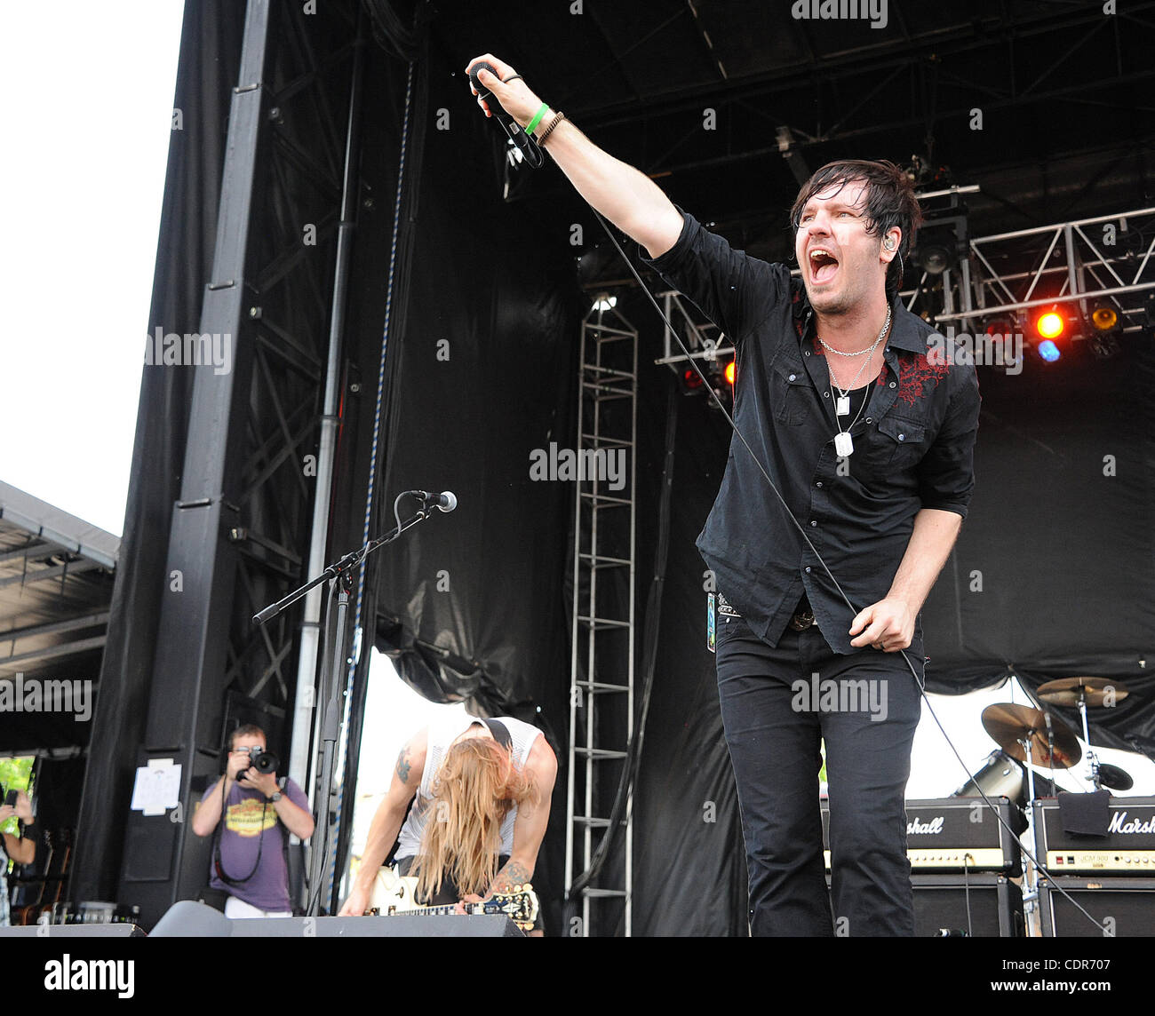 May. 22, 2011 - Columbus, Ohio; USA - Singer CASEY WALKER of the band ...