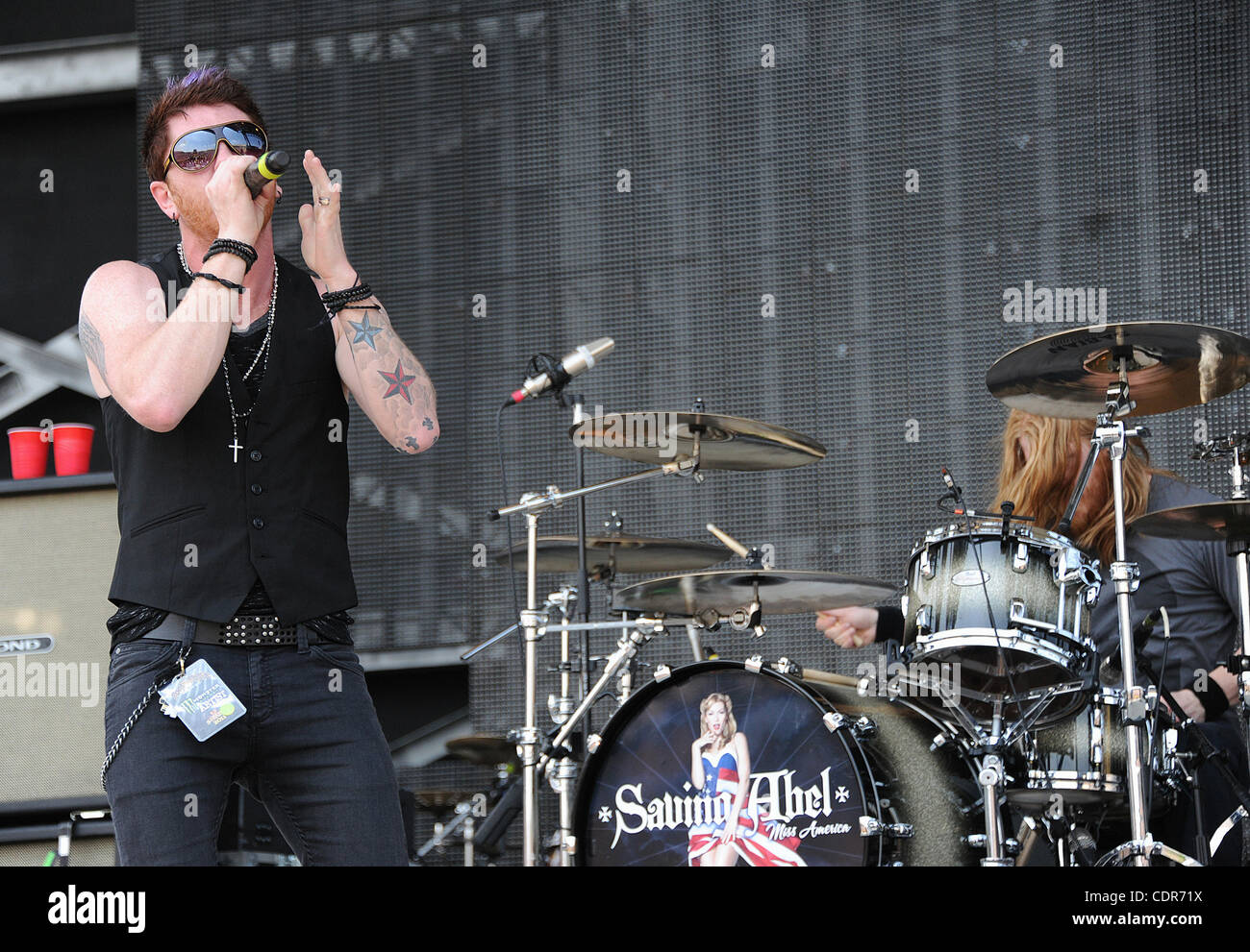 May. 22, 2011 - Columbus, Ohio; USA - Singer JARED WEEKS and Drummer ...