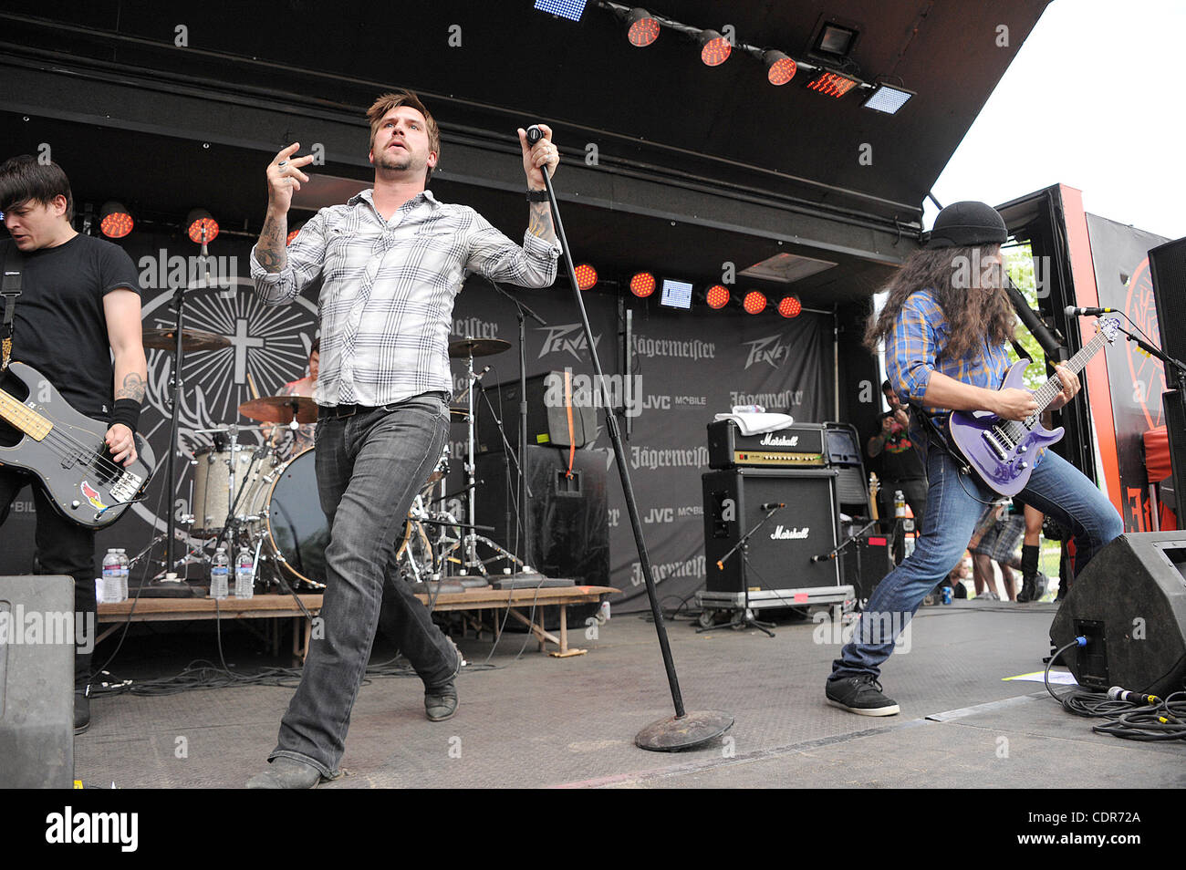Rob caggiano guitarist for the rock band hi-res stock photography and ...