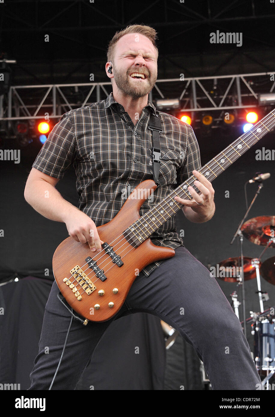 May. 22, 2011 - Columbus, Ohio; USA - Bass Guitarist PETER CHARELL of ...