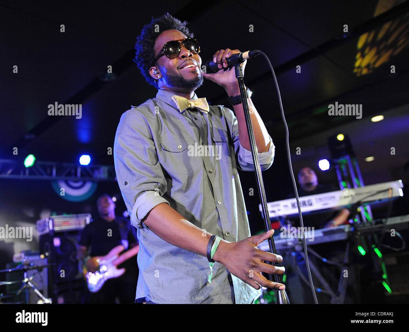 Jul 1, 2011 - New Orleans, Louisiana; USA - Singer DWELE performs live ...