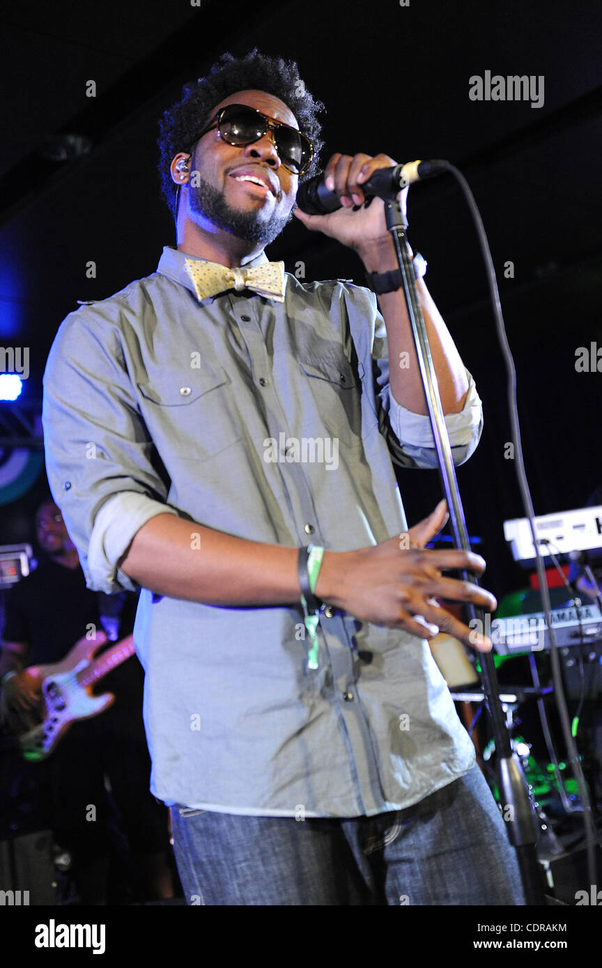 Jul 1, 2011 - New Orleans, Louisiana; USA - Singer DWELE performs live ...