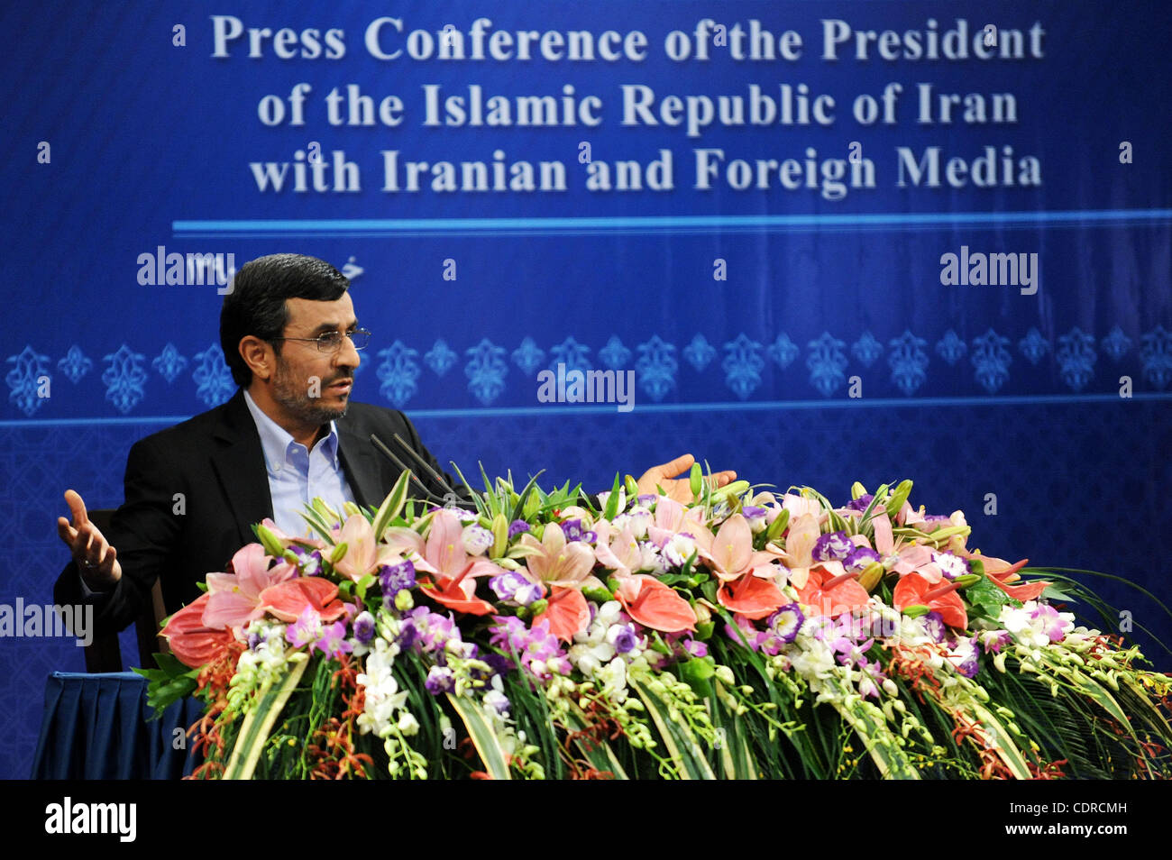 President mahmoud ahmadinejad of iran hi-res stock photography and ...