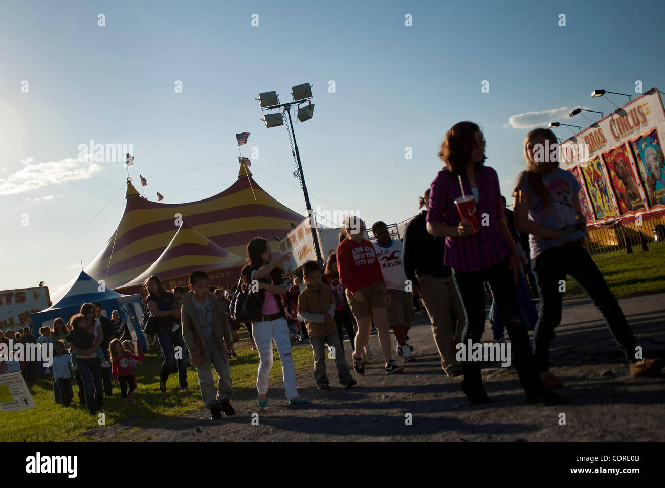 May 5, 2011 - Frederick, Maryland, U.S. - Circus fans leave following a ...