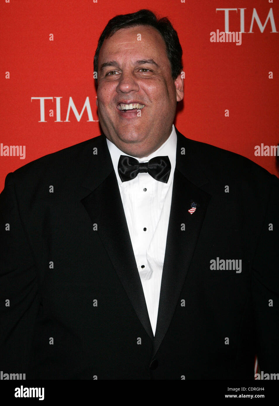 Apr. 26, 2011 - New York, New York, U.S. - GOV. CHRIS CHRISTIE arrives ...