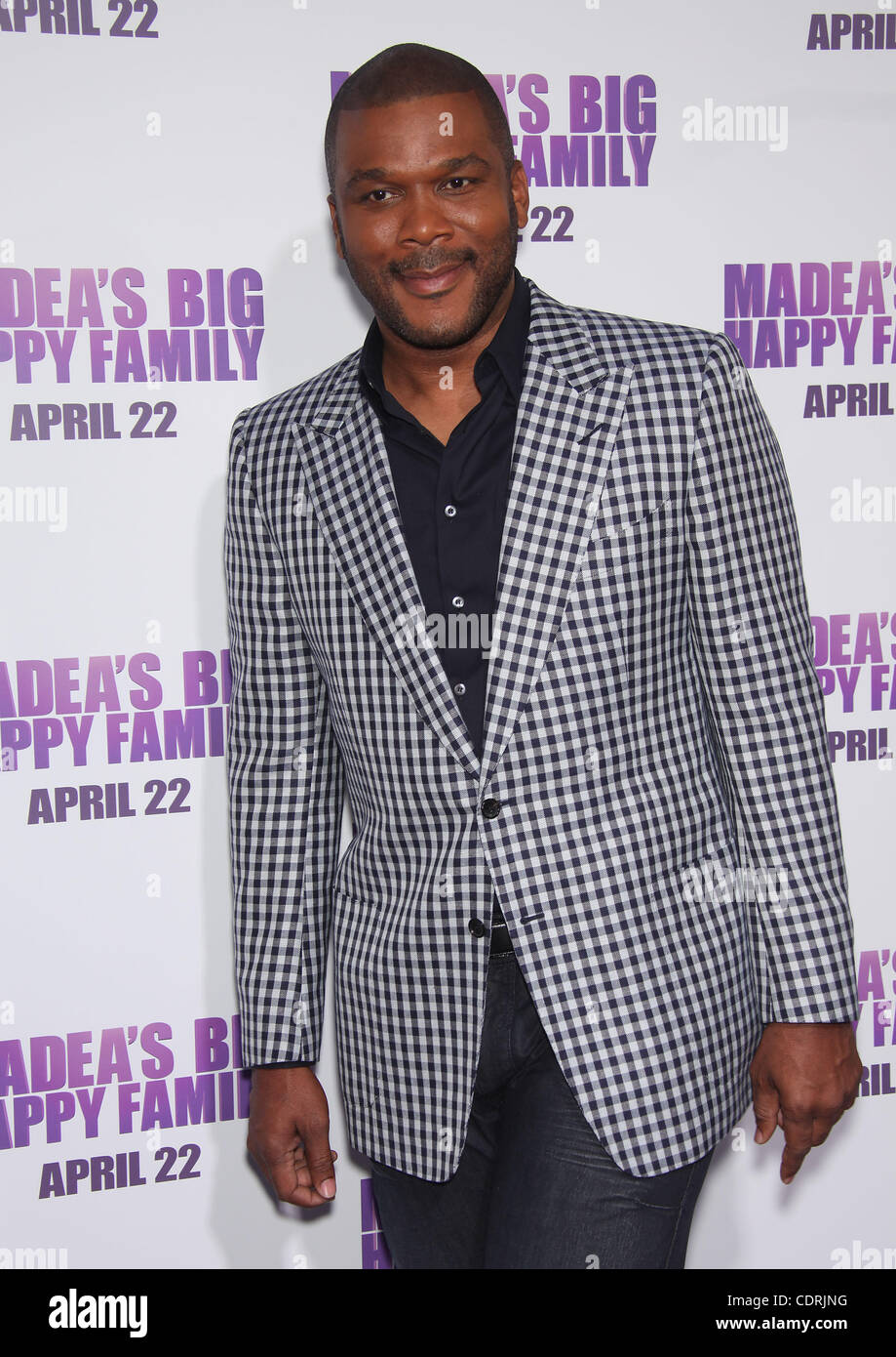 Apr. 19, 2011 - Hollywood, California, U.S. - TYLER PERRY arrives for ...