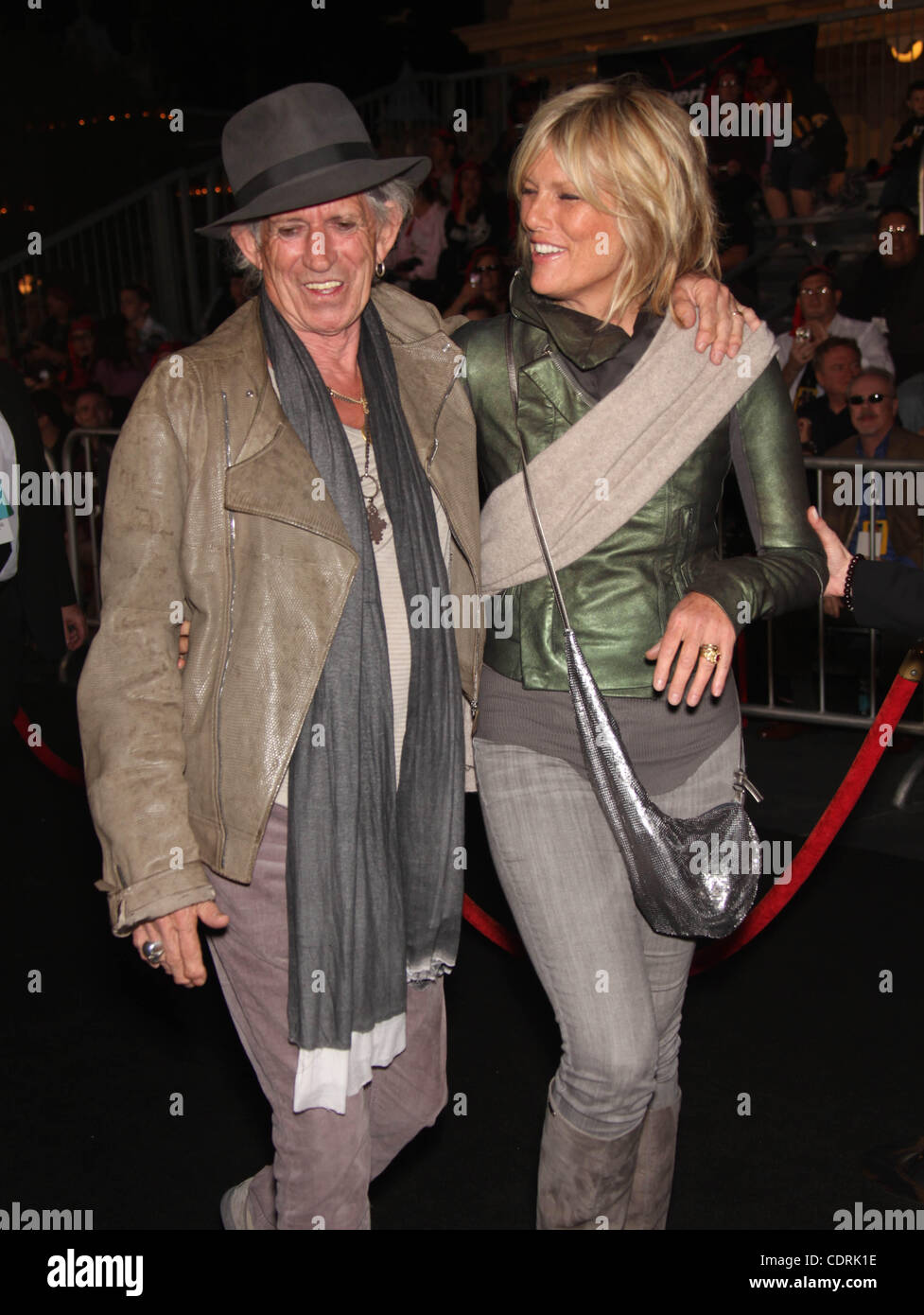 May 7, 2011 - Anaheim, California, U.S. - Keith Richards & Wife arrives ...