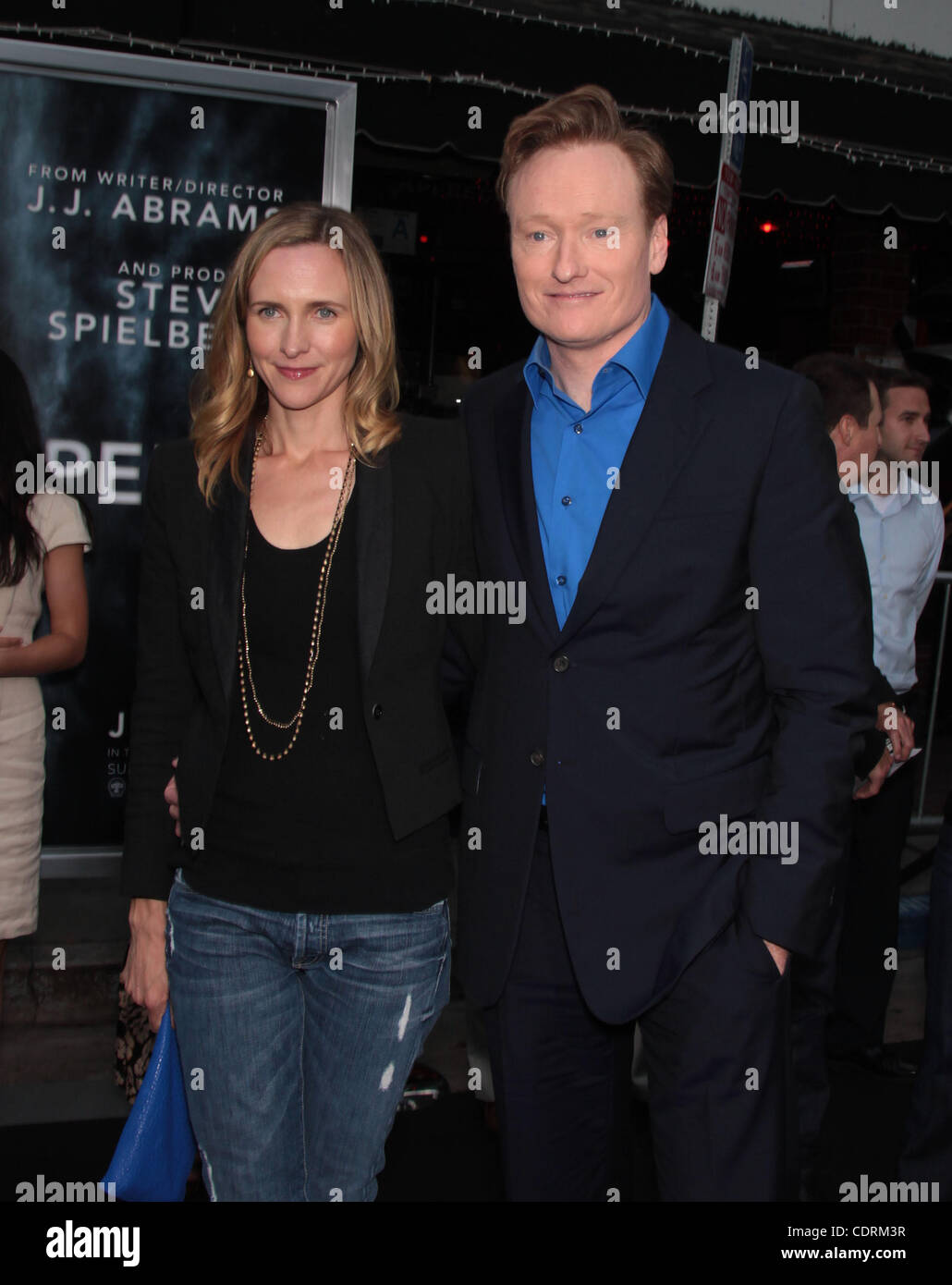June 8, 2011 - Westwood, California, U.S. - CONAN O'BRIEN & WIFE ...