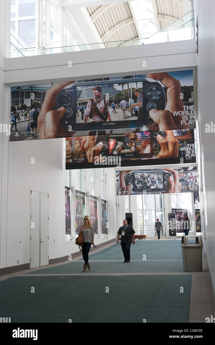 Playstation Signage at the 2011 E3 Electronic Expo 2011 held at the Los ...