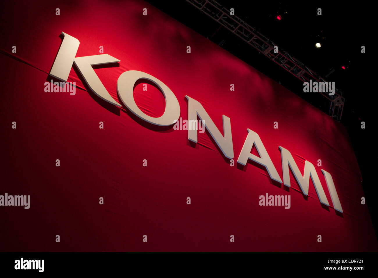 Konami Signage at the 2011 E3 (Electronic Entertainment Expo) at the ...
