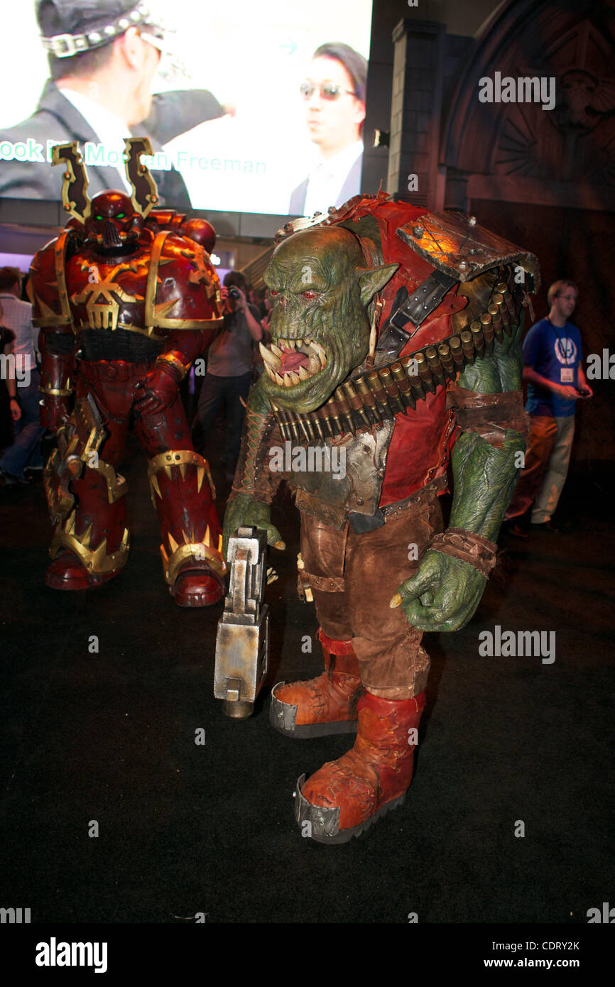 Booth character at the 2011 E3 (Electronic Entertainment Expo) held at ...