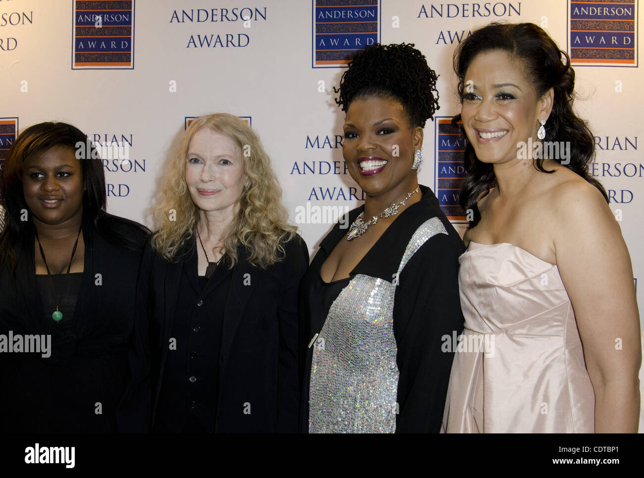 May 10, 2011 - Legendary actress, MIA FARROW, the 2011 Marian Anderson ...