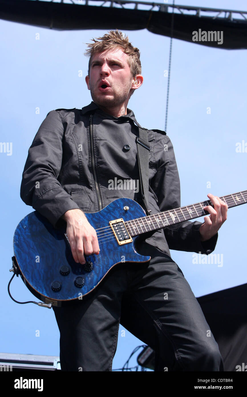 Seth Morrison of Skillet performs at Carolina Rebellion Stock Photo - Alamy