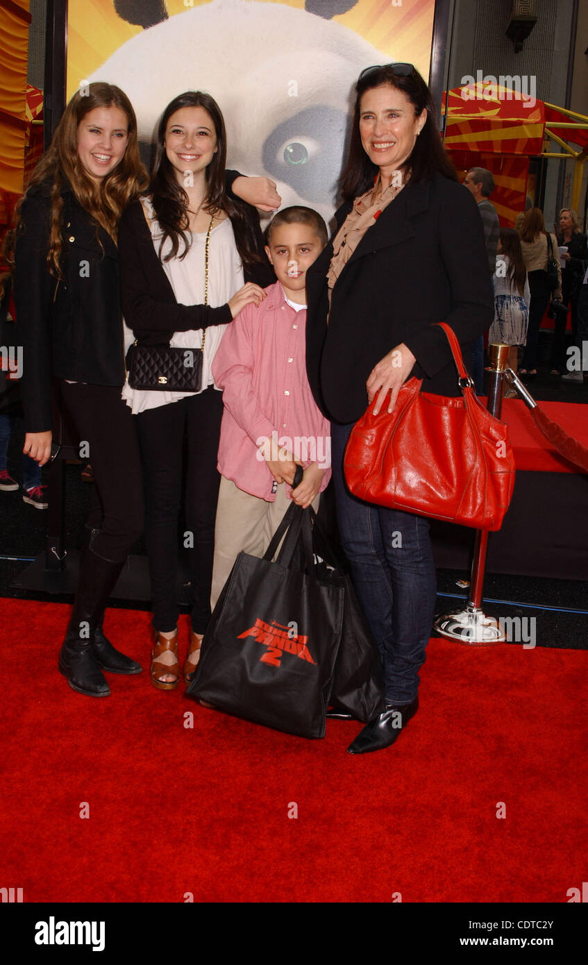 May 22, 2011 - Hollywood, California, U.S. - MIMI ROGERS & KIDS ATTEND ...