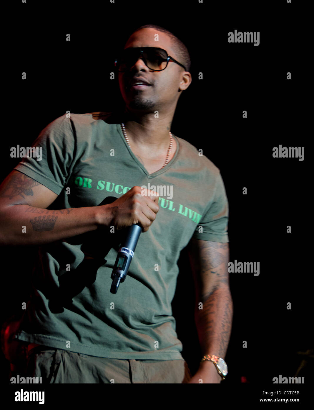 June 4, 2011 - Philadelphia, PA, USA - RAPPER, NAZ, performing at the ...