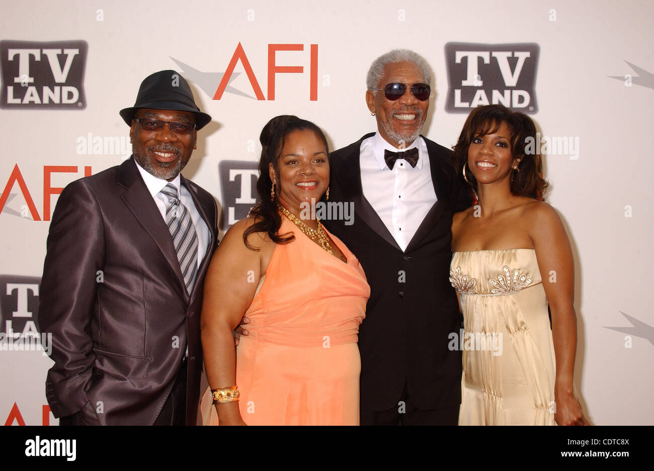 Morgan freeman event in hollywood life california hi-res stock ...