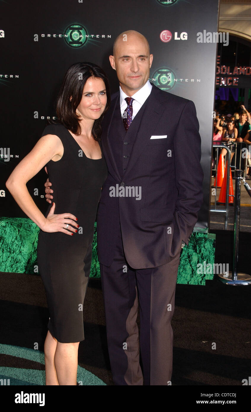 June 15, 2011 - Hollywood, California, U.S. - Mark Strong and Wife ...