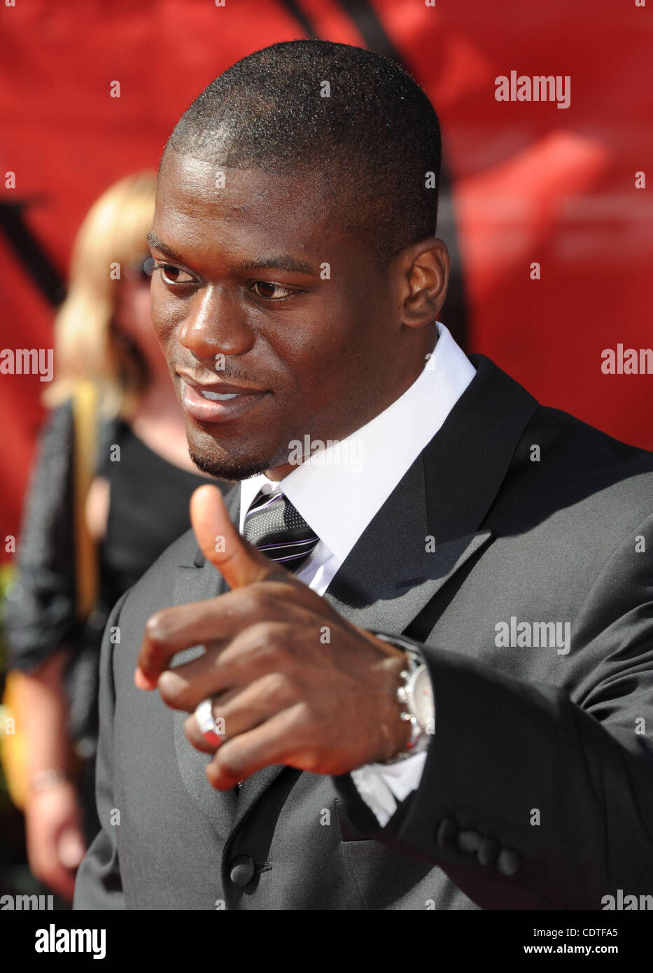 Ben Watson on the red carpet of ESPN's 2011 ESPY awards at the Nokia ...