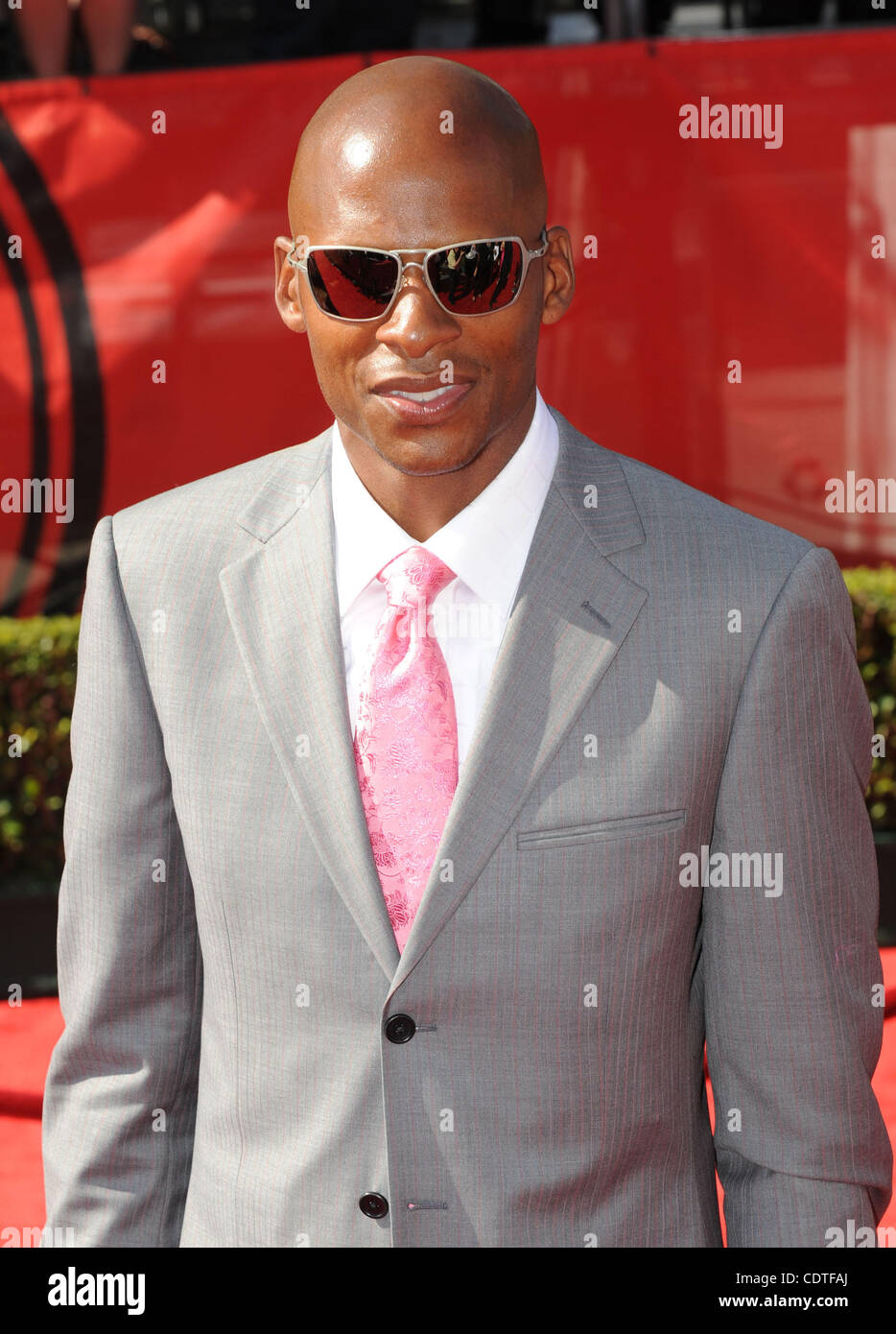 Ray Allen on the red carpet of ESPN's 2011 ESPY awards at the Nokia ...