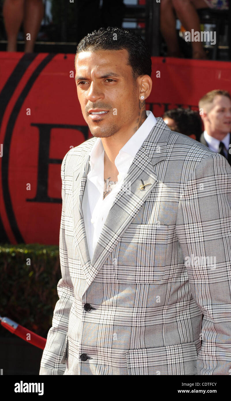 Matt Barnes on the red carpet of ESPN's 2011 ESPY awards at the Nokia ...