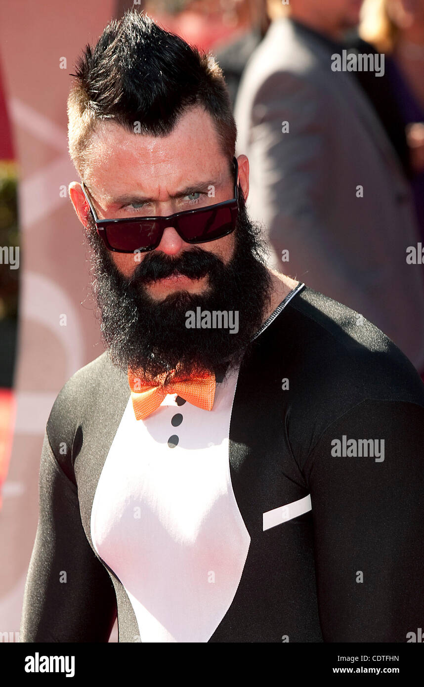 on the red carpet of ESPN's 2011 ESPY awards at the Nokia Theater in ...
