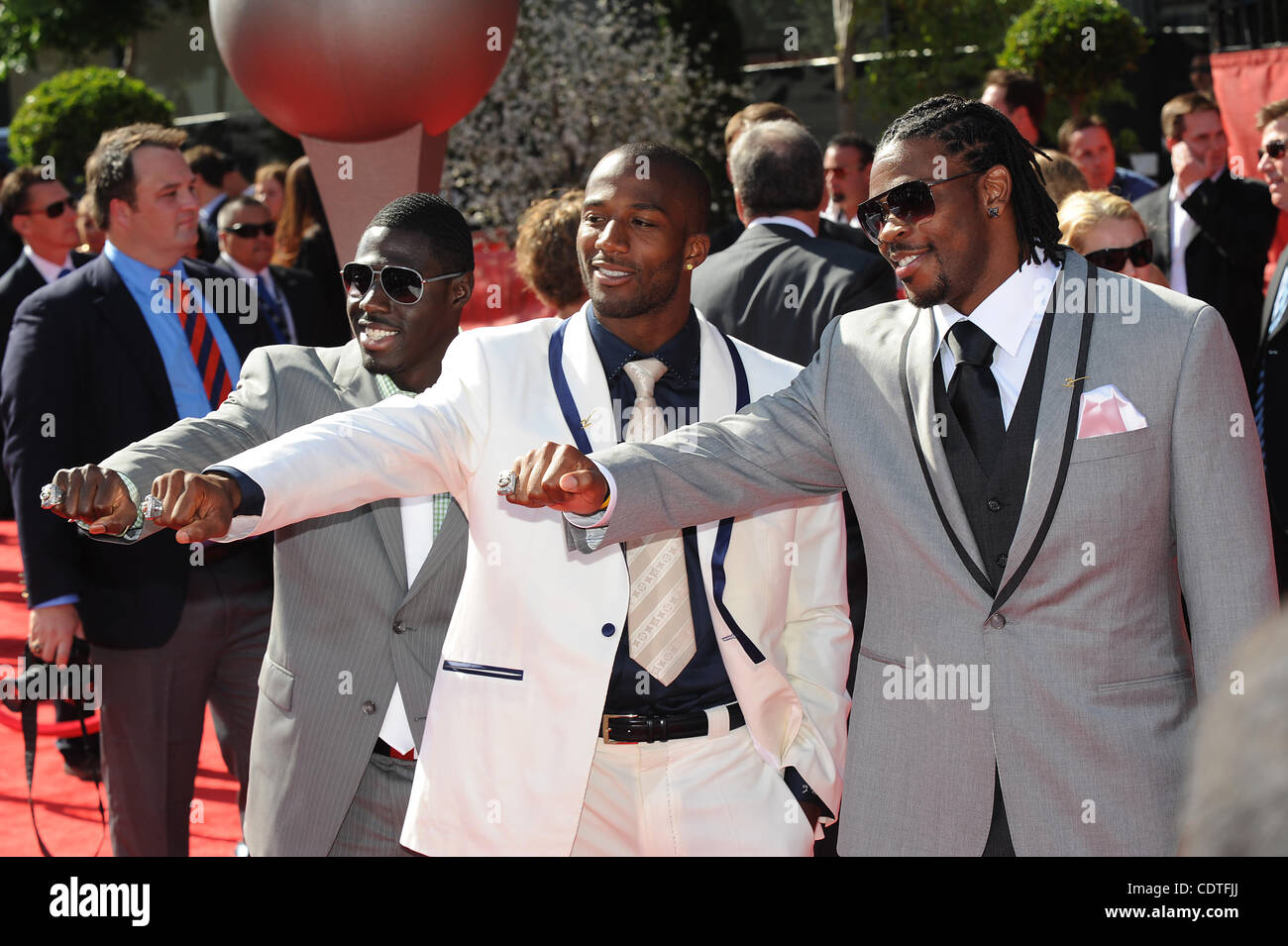 July 13, 2011 - Los Angeles, California, U.S. - Left to right, Green ...