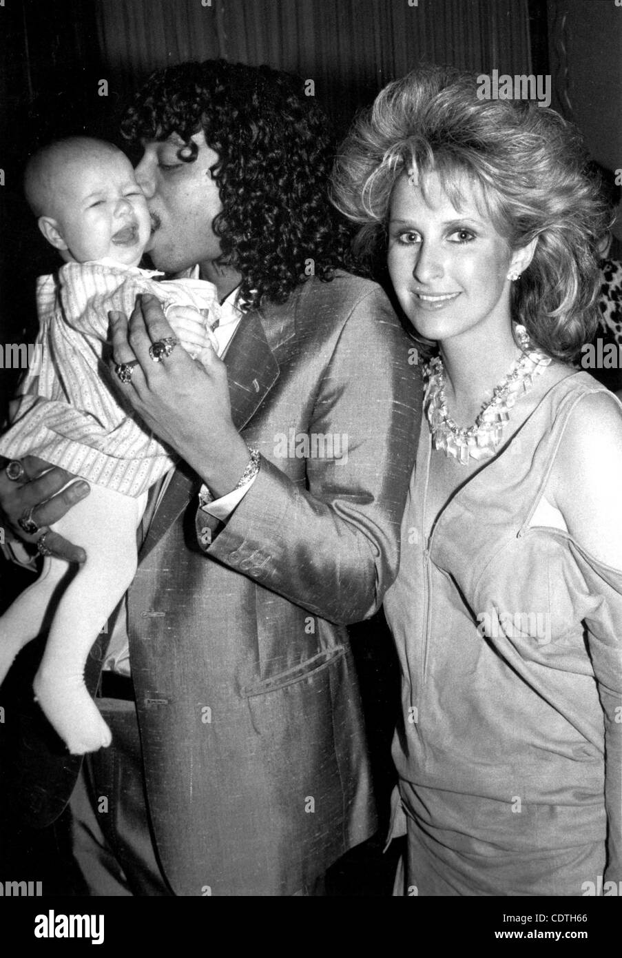 RICK JAMES AND KATHY HILTON AT KATHY'S BIRTHDAY PARTY.NY1216.(Credit ...