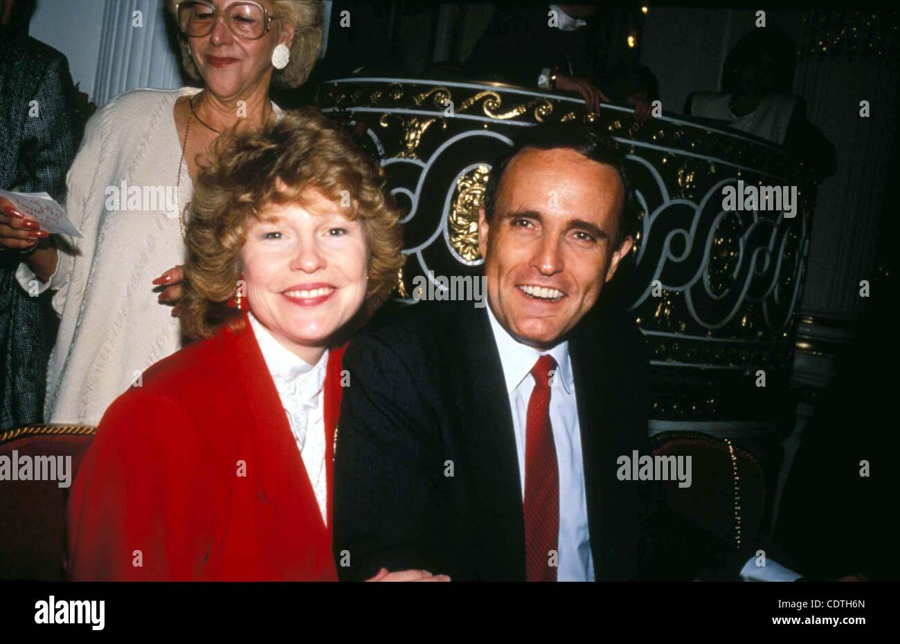 RUDOLPH GIULIANI AND DONNA HANOVER (Credit Image: Â© Judie Burstein ...