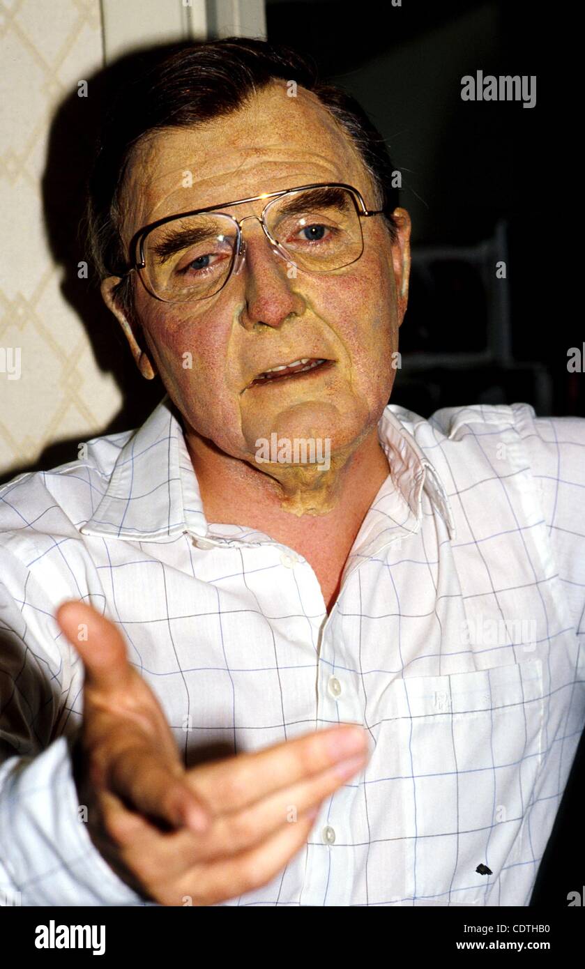 FRED TRAVALENA AS GEORGE BUSH.(Credit Image: Â© Judie Burstein/Globe ...