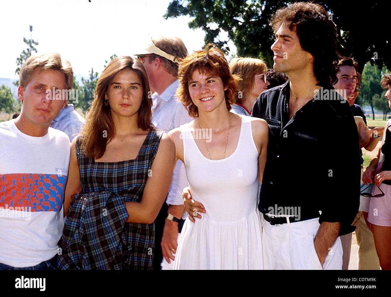 Jan. 1, 2011 - Hollywood, California, U.S. - DEMI MOORE EMILO ESTEVEZ ...