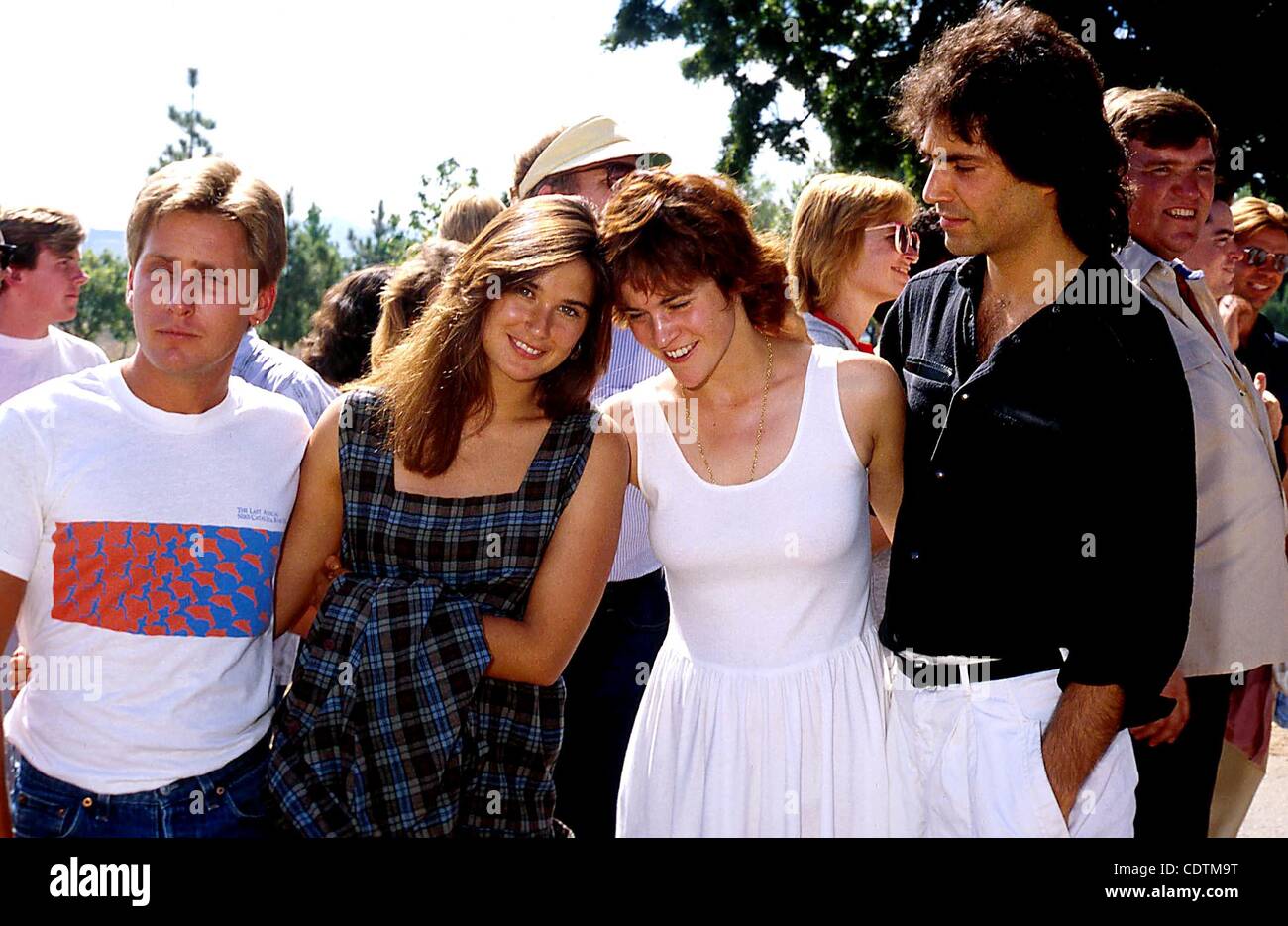 Jan. 1, 2011 - Hollywood, California, U.S. - DEMI MOORE EMILO ESTEVEZ ...