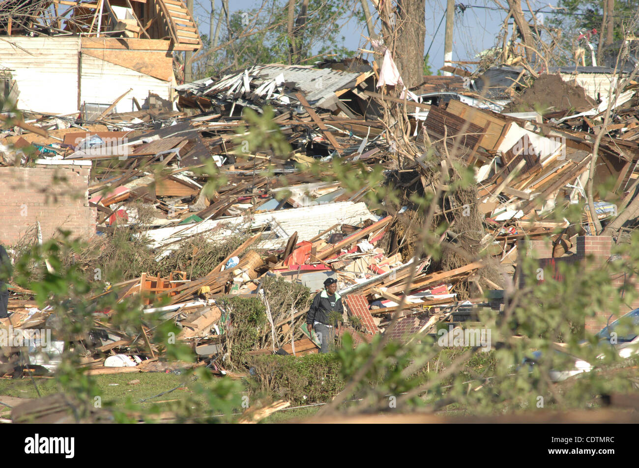 Apr. 28, 2011 - Pratt City, Alabama, U.S. - Tornado damage. (Credit ...