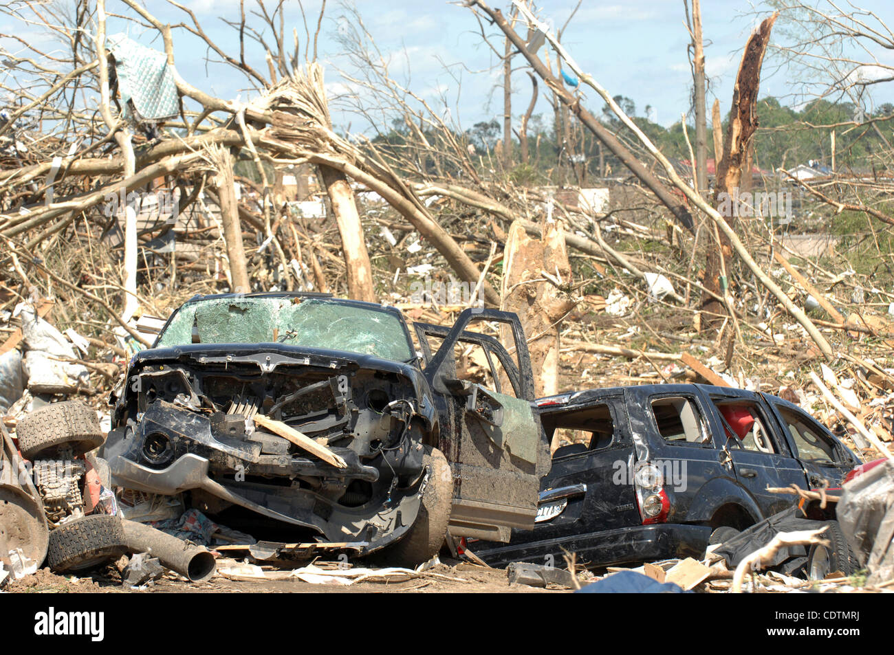 Apr. 28, 2011 - Pleasant Grove, Alabama, U.S. - Tornado damage. (Credit ...