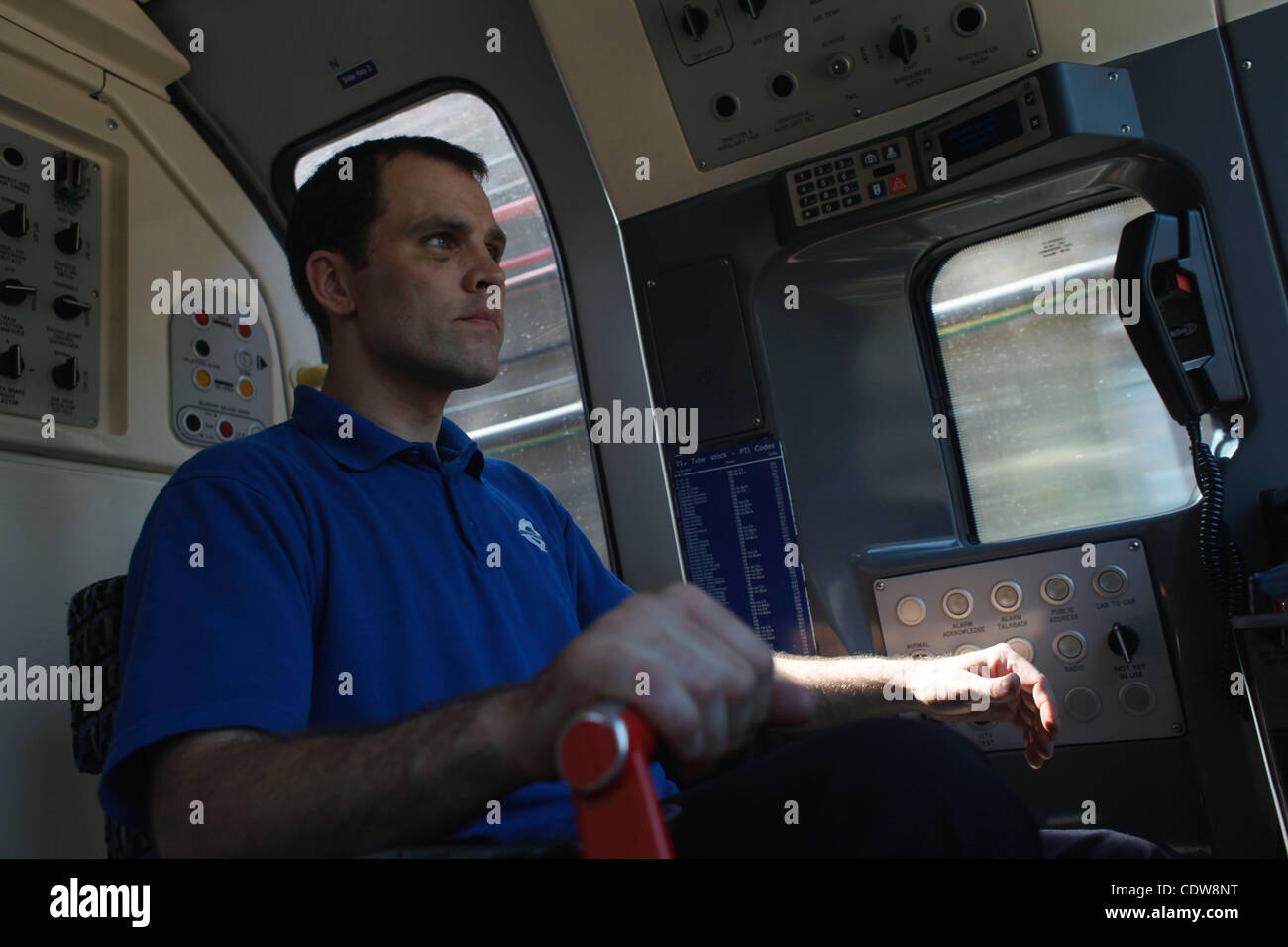 Paul Coughlan, Nothern LIne/ LondonUnderground train driver, London, UK ...