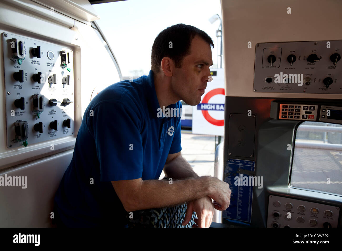 Paul Coughlan, Nothern LIne/ LondonUnderground train driver, London, UK ...