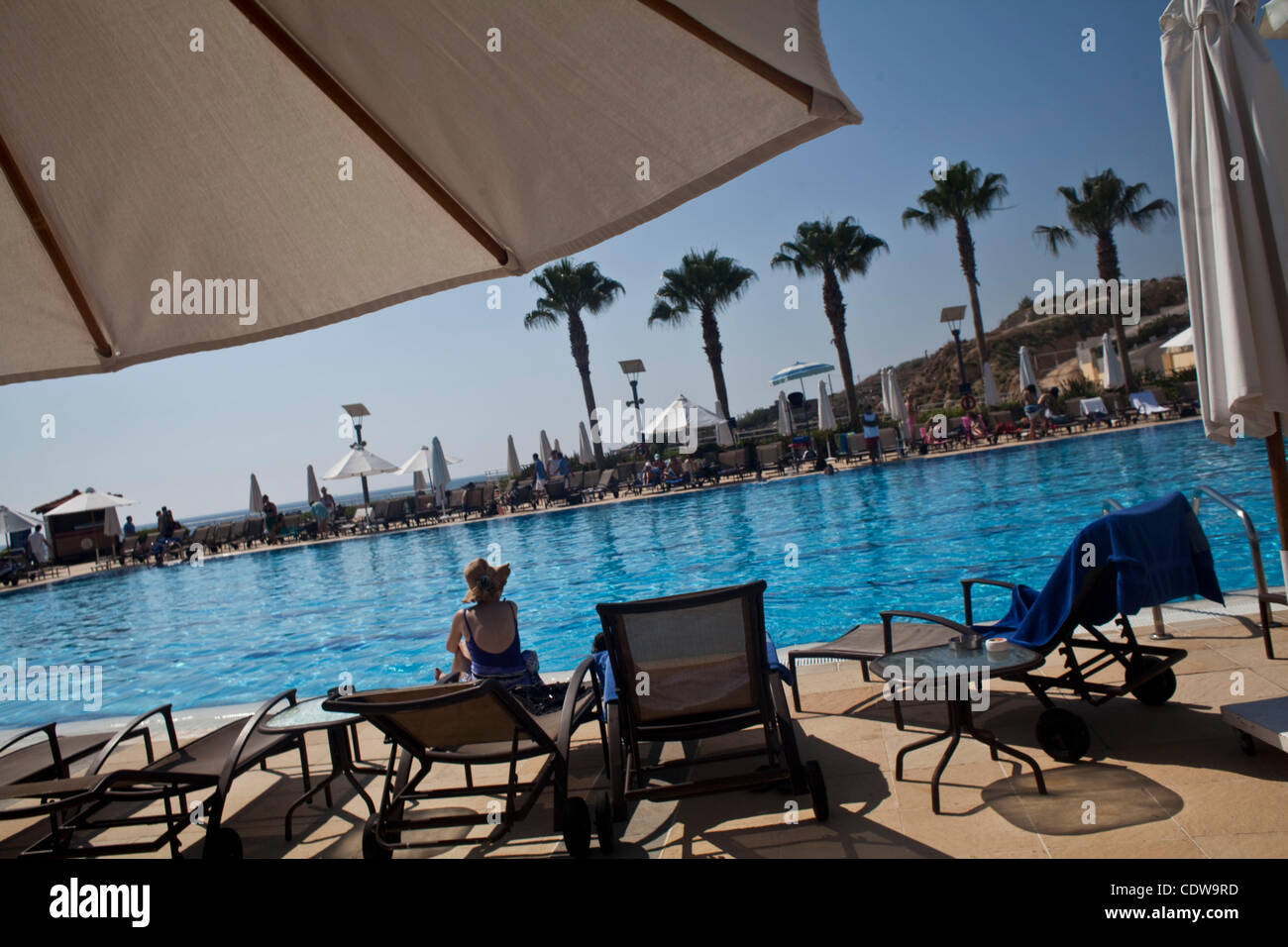 Jun 08, 2011 - Beirut, Lebanon - The olympic-size swimming pool of the ...
