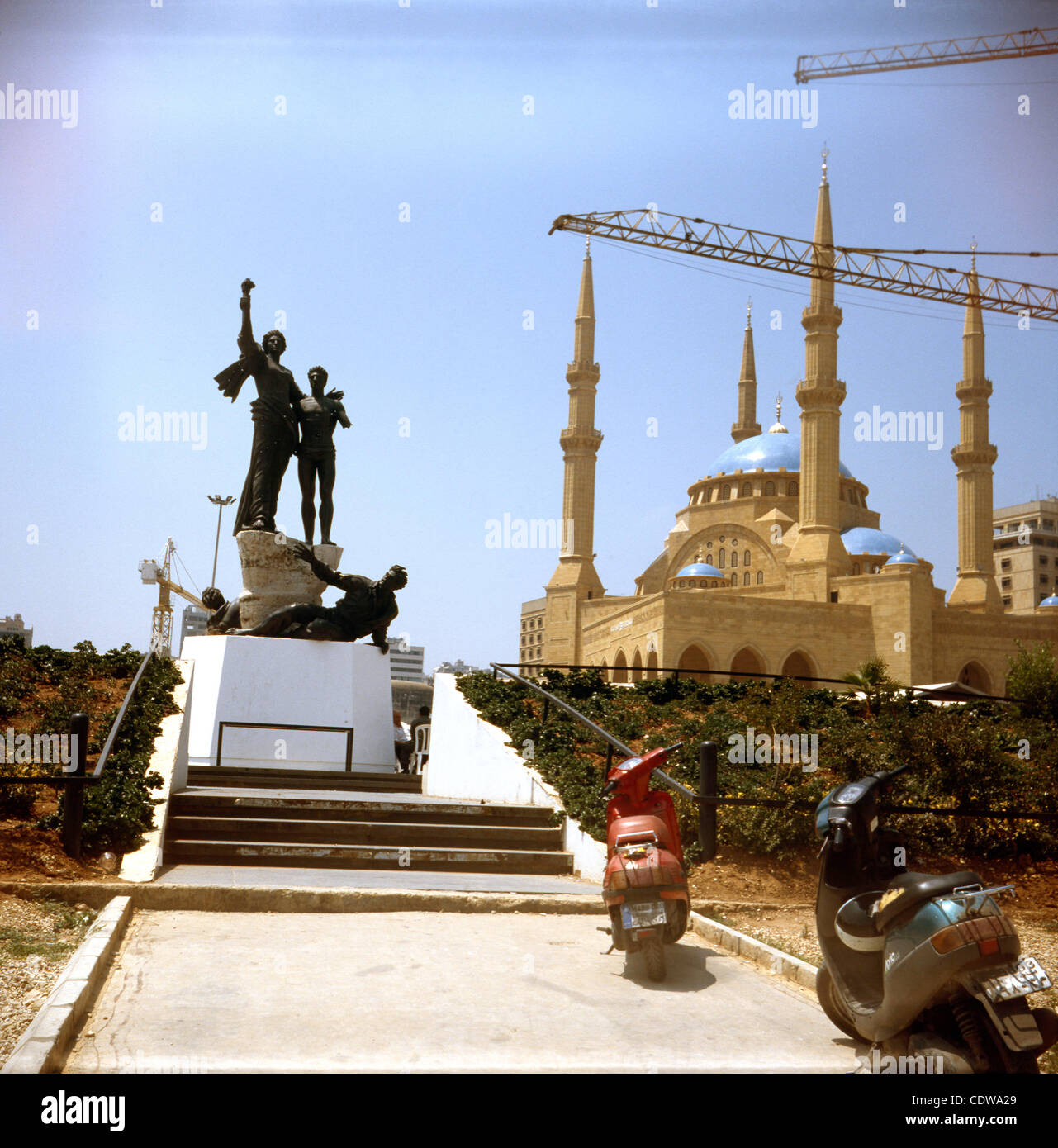 Martyr's square beirut statue High Resolution Stock Photography and ...