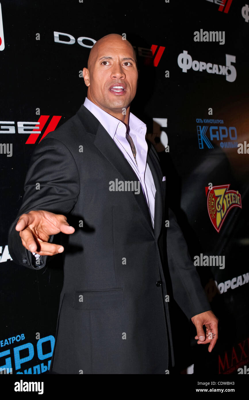 Apr 24, 2011 - Moscow, Russia - Actor DWAYNE JOHNSON attends the ...