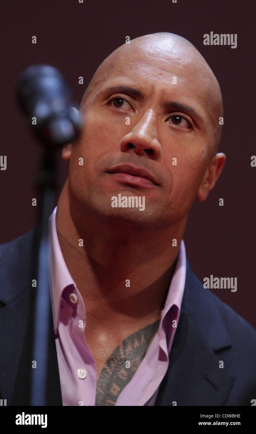 Apr 24, 2011 - Moscow, Russia - Actor DWAYNE JOHNSON attends the ...