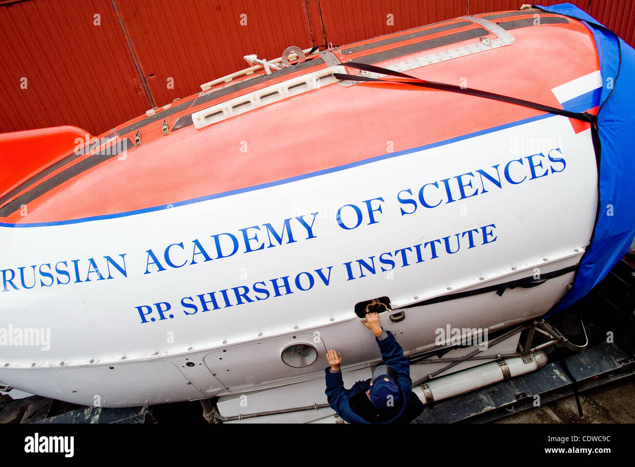 Russia`s MIR submersible vehicles (self-propelled Deep Submergence ...