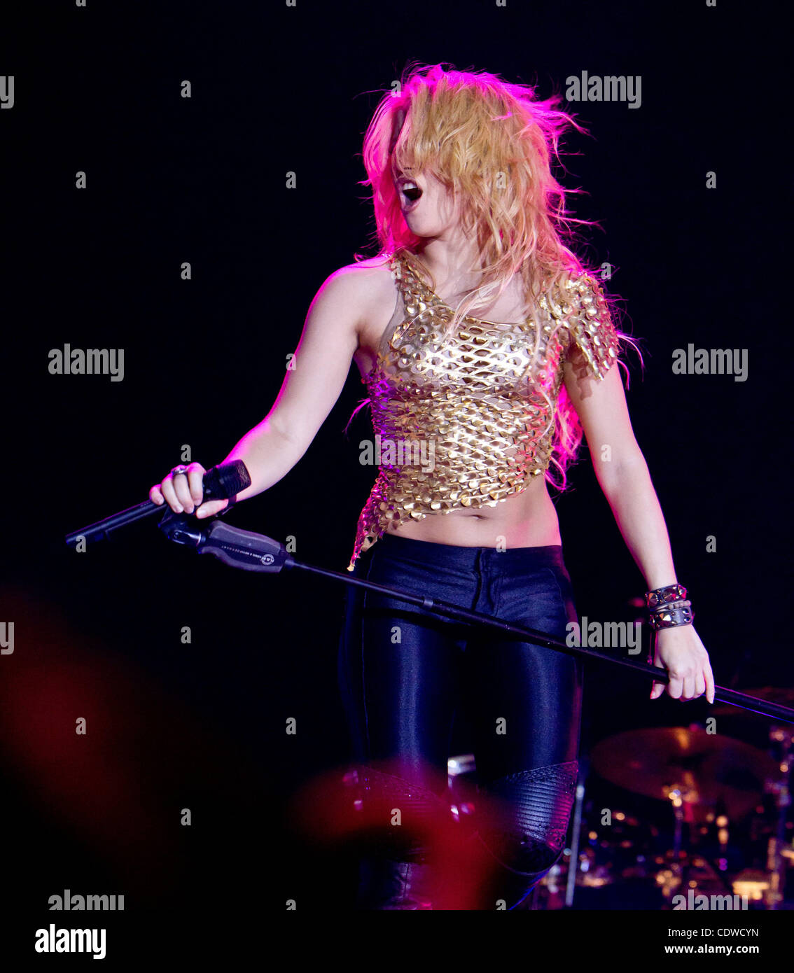 May 24, 2011 - Moscow, Russia - Singer SHAKIRA performing live at ...